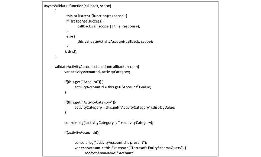 How to Build an Activity Validation Rule in Creatio Using an ESQ Query Involving a Parent Object